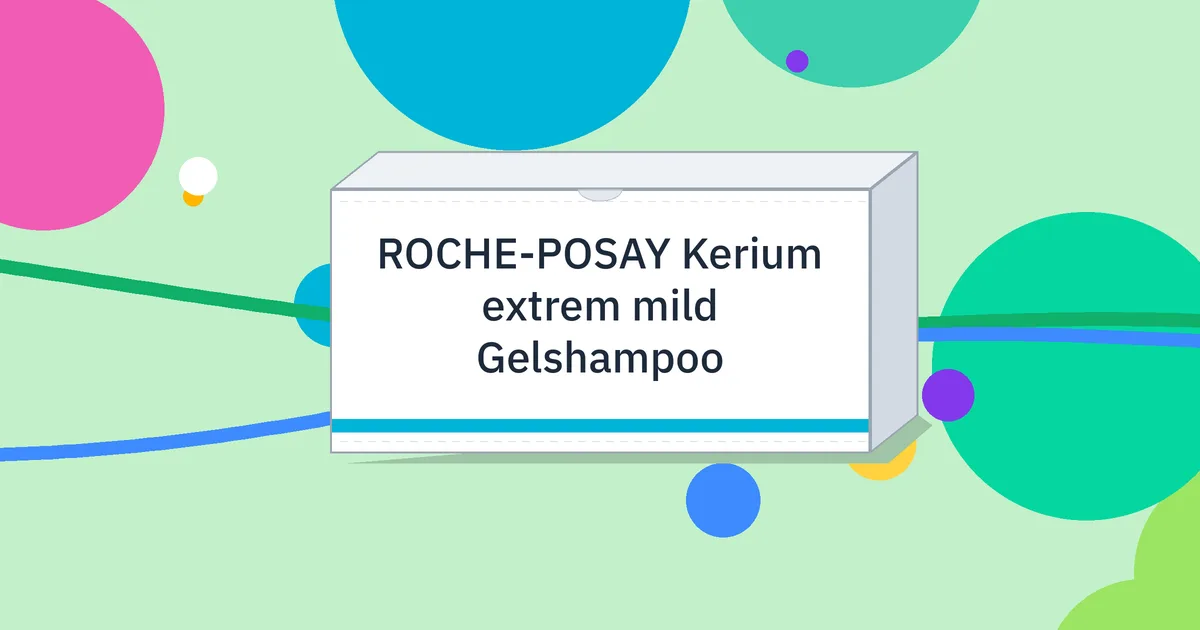 Symbolbild: Packung mit der Aufschrift ROCHE-POSAY Kerium extrem mild Gelshampoo (PZN 10300364) – Verfügbarkeit und Bezug in Apotheken in Frankfurt am Main