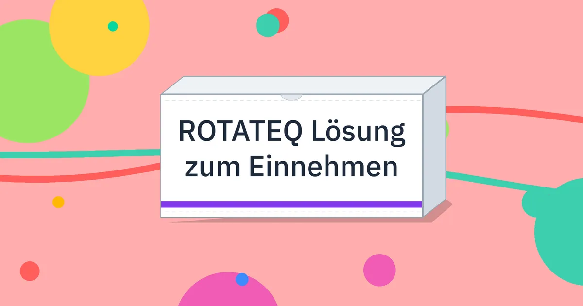 Symbolbild: Packung mit der Aufschrift ROTATEQ Lösung zum Einnehmen (PZN 17629239) – Verfügbarkeit und Bezug in Apotheken in Frankfurt am Main