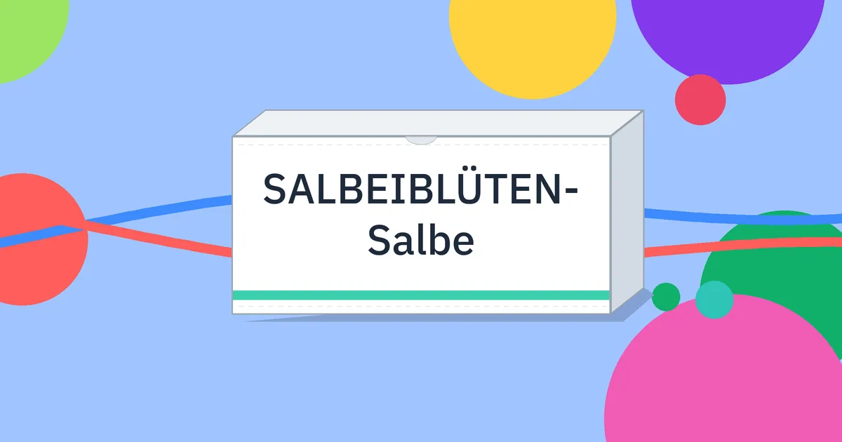 Symbolbild: Packung mit der Aufschrift SALBEIBLÜTEN-Salbe (PZN 00589694) – Verfügbarkeit und Bezug in Apotheken in Frankfurt am Main