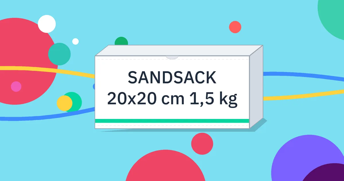 Symbolbild: Packung mit der Aufschrift SANDSACK 20x20 cm 1,5 kg (PZN 04849436) – Verfügbarkeit und Bezug in Apotheken in Frankfurt am Main