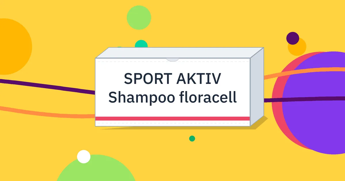 Symbolbild: Packung mit der Aufschrift SPORT AKTIV Shampoo floracell (PZN 00969600) – Verfügbarkeit und Bezug in Apotheken in Frankfurt am Main