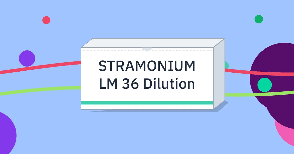 Symbolbild: Packung mit der Aufschrift STRAMONIUM LM 36 Dilution (PZN 13202024) – Verfügbarkeit und Bezug in Apotheken in Frankfurt am Main