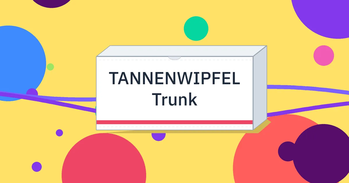Symbolbild: Packung mit der Aufschrift TANNENWIPFEL Trunk (PZN 20690567) – Verfügbarkeit und Bezug in Apotheken in Frankfurt am Main