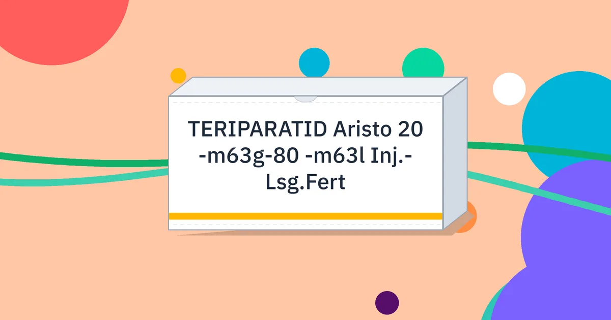 Symbolbild: Packung mit der Aufschrift TERIPARATID Aristo 20 -m63g-80 -m63l Inj.-Lsg.Fert (PZN 18320449) – Verfügbarkeit und Bezug in Apotheken in Frankfurt am Main