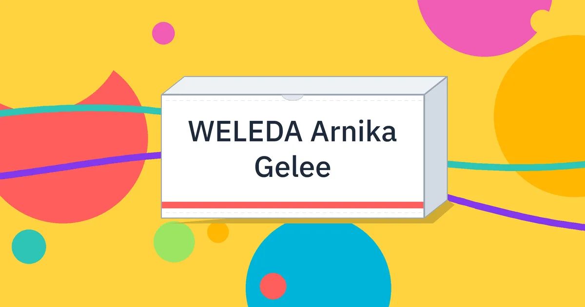 Symbolbild: Packung mit der Aufschrift WELEDA Arnika Gelee (PZN 06888038) – Verfügbarkeit und Bezug in Apotheken in Frankfurt am Main