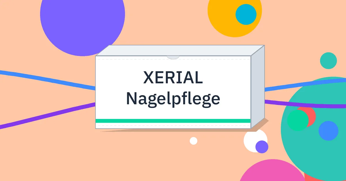 Symbolbild: Packung mit der Aufschrift XERIAL Nagelpflege (PZN 20788800) – Verfügbarkeit und Bezug in Apotheken in Frankfurt am Main