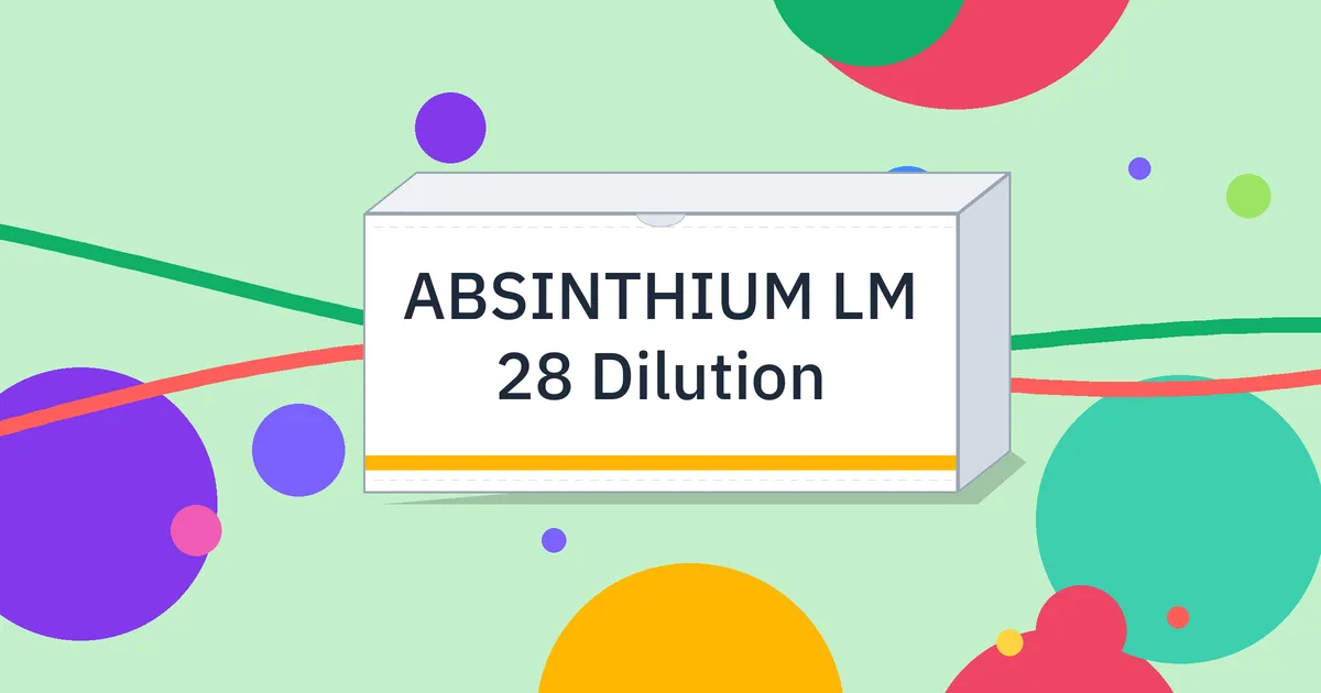 Symbolbild: Packung mit der Aufschrift ABSINTHIUM LM 28 Dilution (PZN 13261765) – Verfügbarkeit und Bezug in Apotheken in Frankfurt am Main