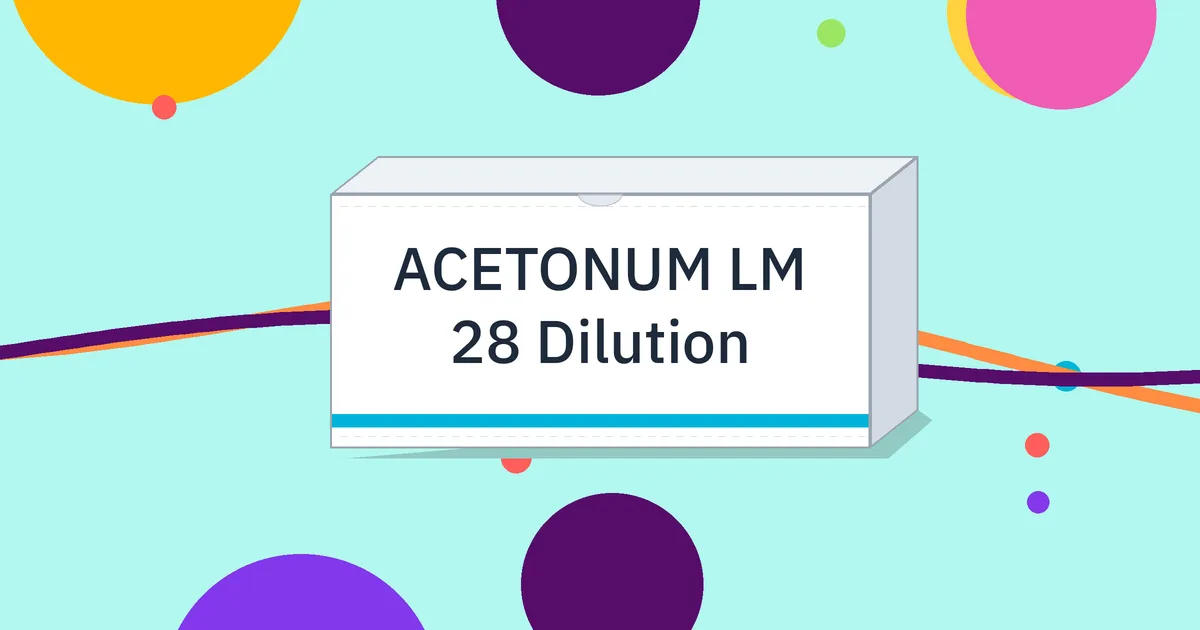 Symbolbild: Packung mit der Aufschrift ACETONUM LM 28 Dilution (PZN 13265504) – Verfügbarkeit und Bezug in Apotheken in Frankfurt am Main