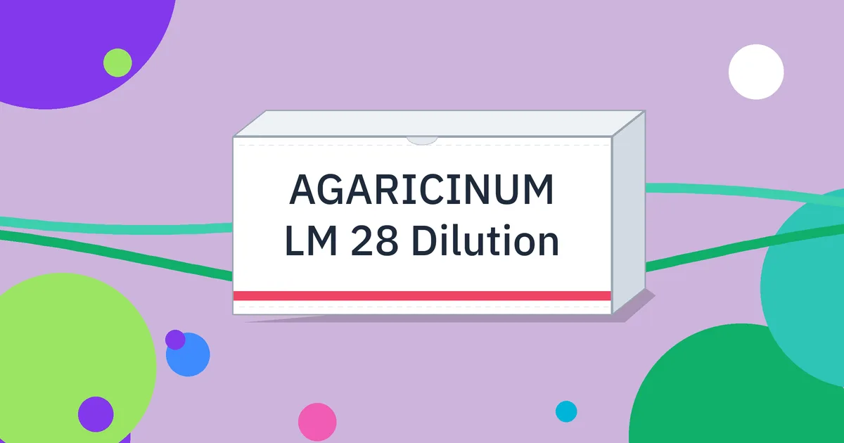 Symbolbild: Packung mit der Aufschrift AGARICINUM LM 28 Dilution (PZN 13303311) – Verfügbarkeit und Bezug in Apotheken in Frankfurt am Main