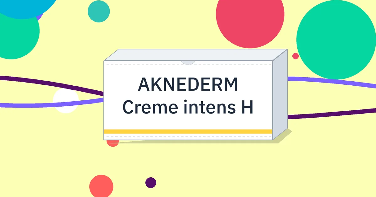 Symbolbild: Packung mit der Aufschrift AKNEDERM Creme intens H (PZN 19752151) – Verfügbarkeit und Bezug in Apotheken in Frankfurt am Main