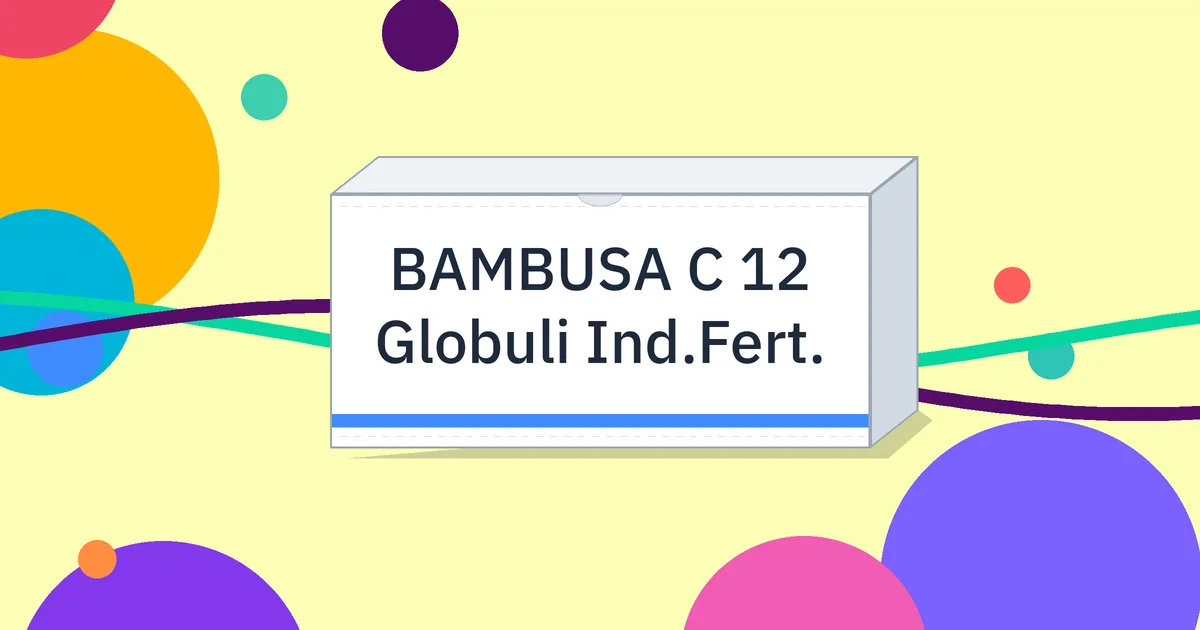Symbolbild: Packung mit der Aufschrift BAMBUSA C 12 Globuli Ind.Fert. (PZN 17675601) – Verfügbarkeit und Bezug in Apotheken in Frankfurt am Main