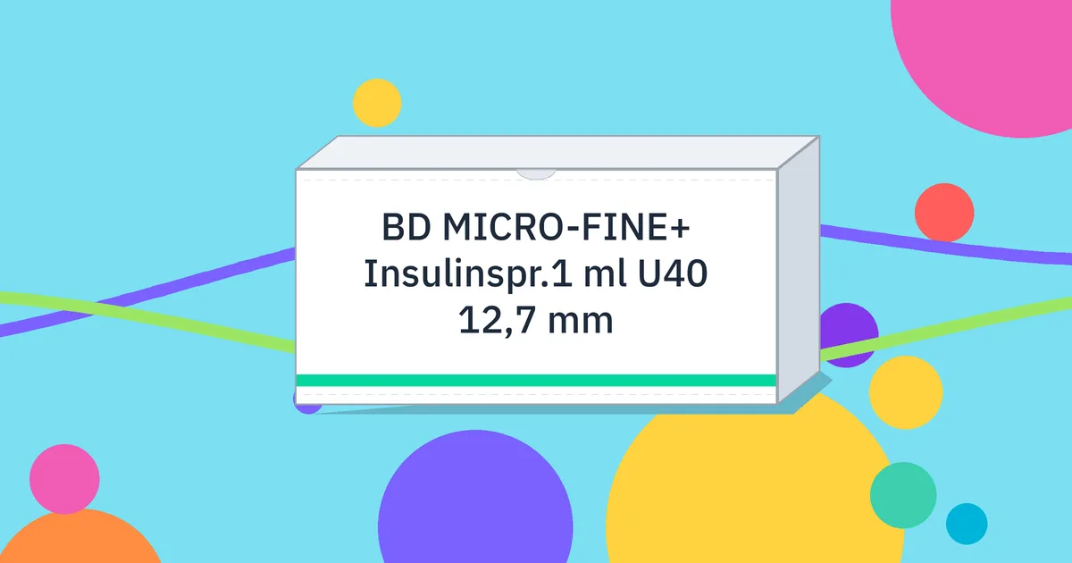 Symbolbild: Packung mit der Aufschrift BD MICRO-FINE+ Insulinspr.1 ml U40 12,7 mm (PZN 19235668) – Verfügbarkeit und Bezug in Apotheken in Frankfurt am Main