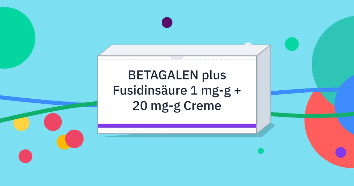 Symbolbild: Packung mit der Aufschrift BETAGALEN plus Fusidinsäure 1 mg-g + 20 mg-g Creme (PZN 19461100) – Verfügbarkeit und Bezug in Apotheken in Frankfurt am Main