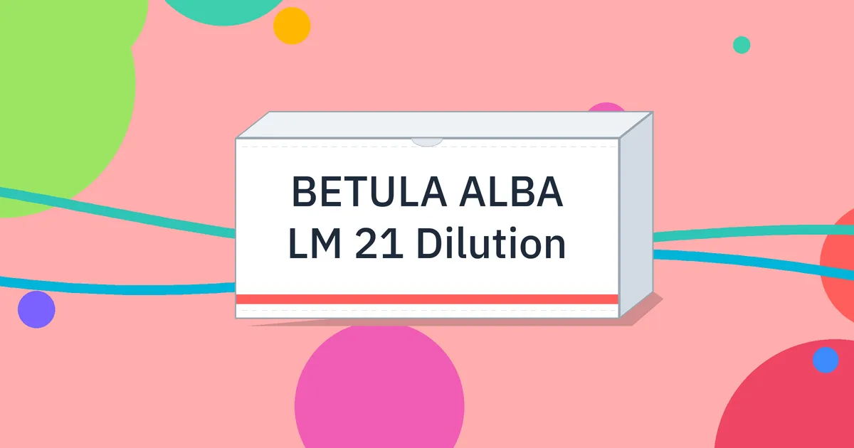 Symbolbild: Packung mit der Aufschrift BETULA ALBA LM 21 Dilution (PZN 12793922) – Verfügbarkeit und Bezug in Apotheken in Frankfurt am Main