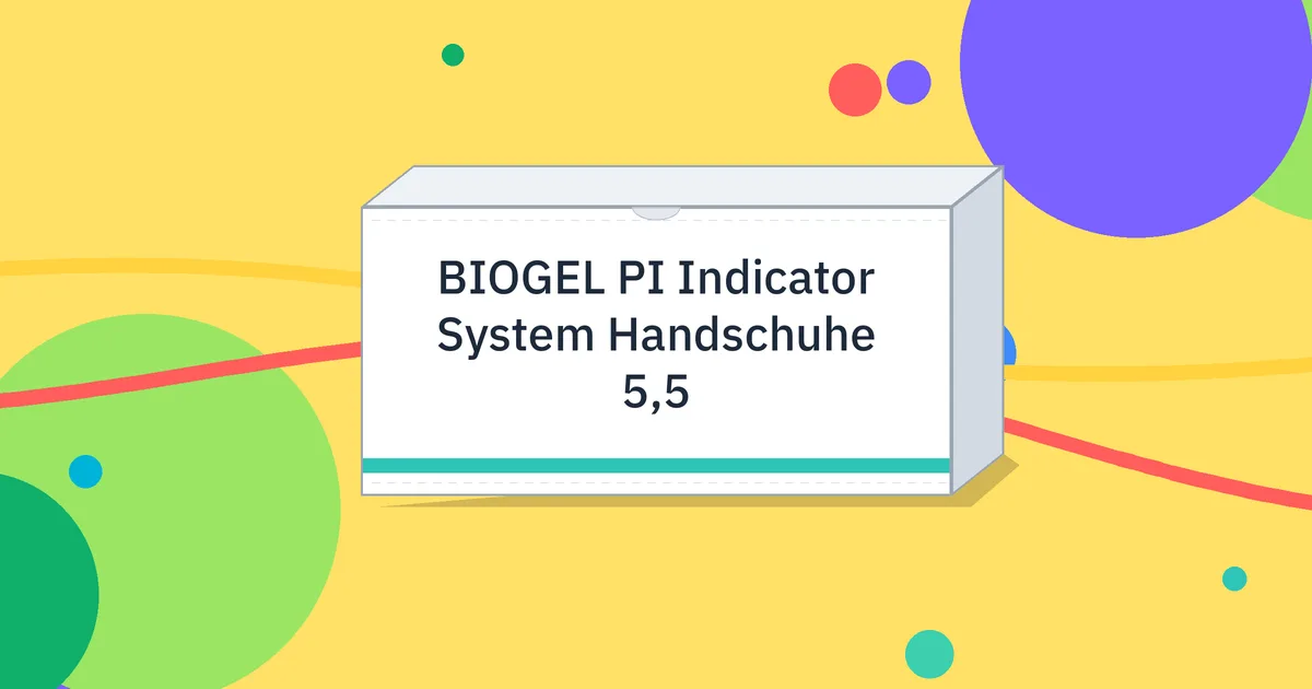 Symbolbild: Packung mit der Aufschrift BIOGEL PI Indicator System Handschuhe 5,5 (PZN 04701975) – Verfügbarkeit und Bezug in Apotheken in Frankfurt am Main