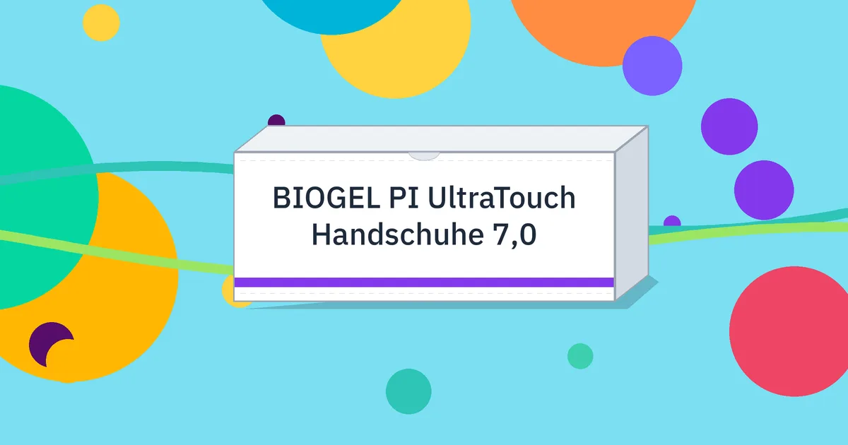 Symbolbild: Packung mit der Aufschrift BIOGEL PI UltraTouch Handschuhe 7,0 (PZN 04702153) – Verfügbarkeit und Bezug in Apotheken in Frankfurt am Main