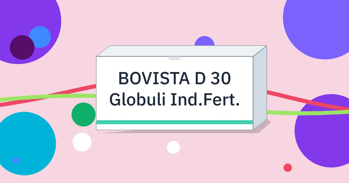 Symbolbild: Packung mit der Aufschrift BOVISTA D 30 Globuli Ind.Fert. (PZN 17717742) – Verfügbarkeit und Bezug in Apotheken in Frankfurt am Main