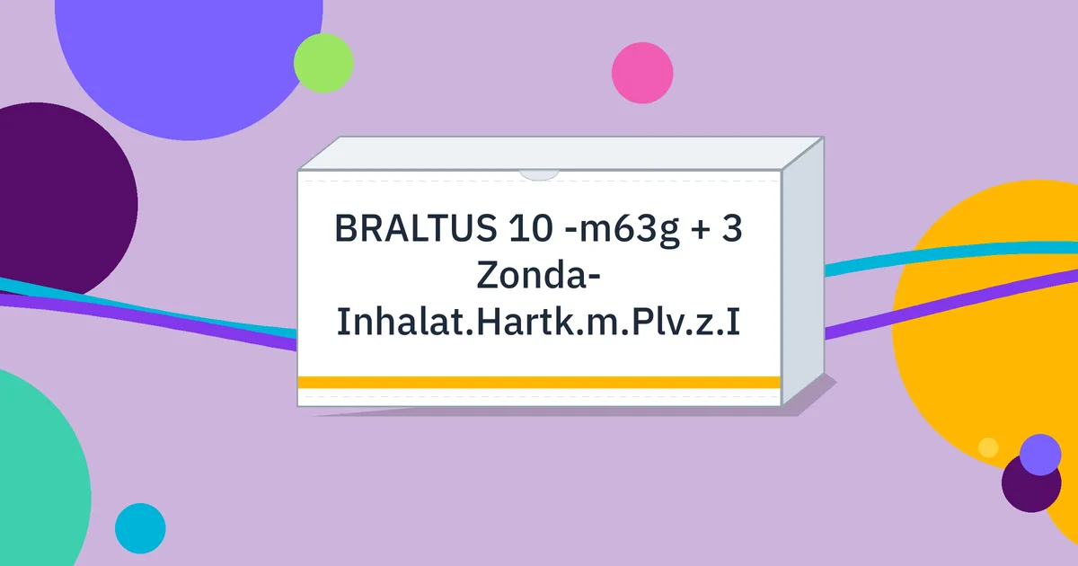 Symbolbild: Packung mit der Aufschrift BRALTUS 10 -m63g + 3 Zonda-Inhalat.Hartk.m.Plv.z.I (PZN 17277533) – Verfügbarkeit und Bezug in Apotheken in Frankfurt am Main