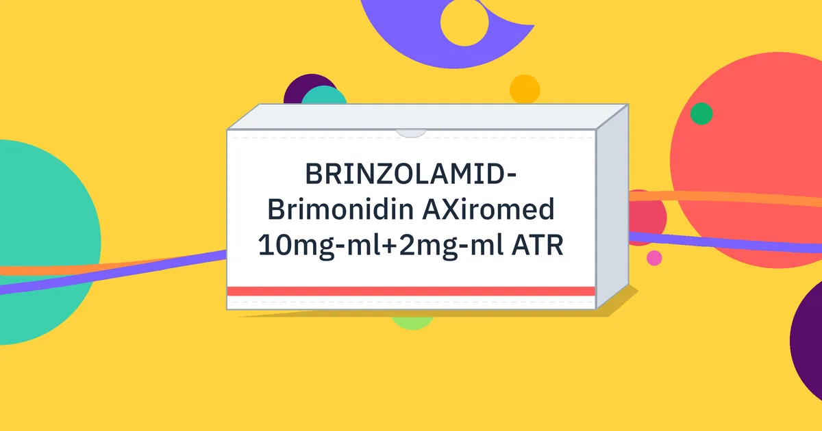 Symbolbild: Packung mit der Aufschrift BRINZOLAMID-Brimonidin AXiromed 10mg-ml+2mg-ml ATR (PZN 19237087) – Verfügbarkeit und Bezug in Apotheken in Frankfurt am Main