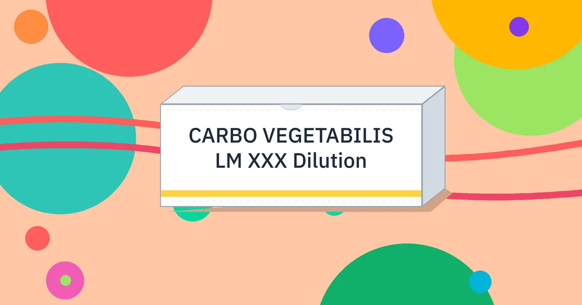 Symbolbild: Packung mit der Aufschrift CARBO VEGETABILIS LM XXX Dilution (PZN 02674139) – Verfügbarkeit und Bezug in Apotheken in Frankfurt am Main