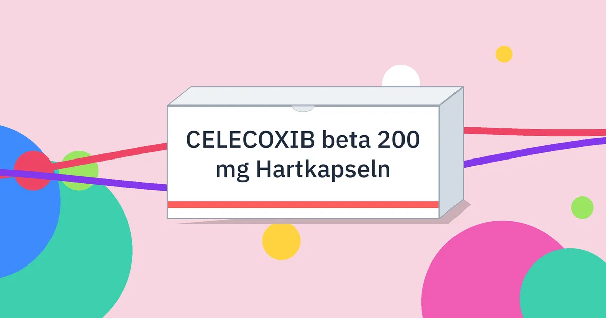 Symbolbild: Packung mit der Aufschrift CELECOXIB beta 200 mg Hartkapseln (PZN 05395434) – Verfügbarkeit und Bezug in Apotheken in Frankfurt am Main