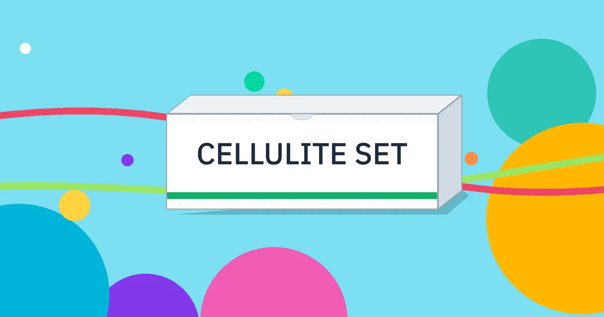 Symbolbild: Packung mit der Aufschrift CELLULITE SET (PZN 11179775) – Verfügbarkeit und Bezug in Apotheken in Frankfurt am Main