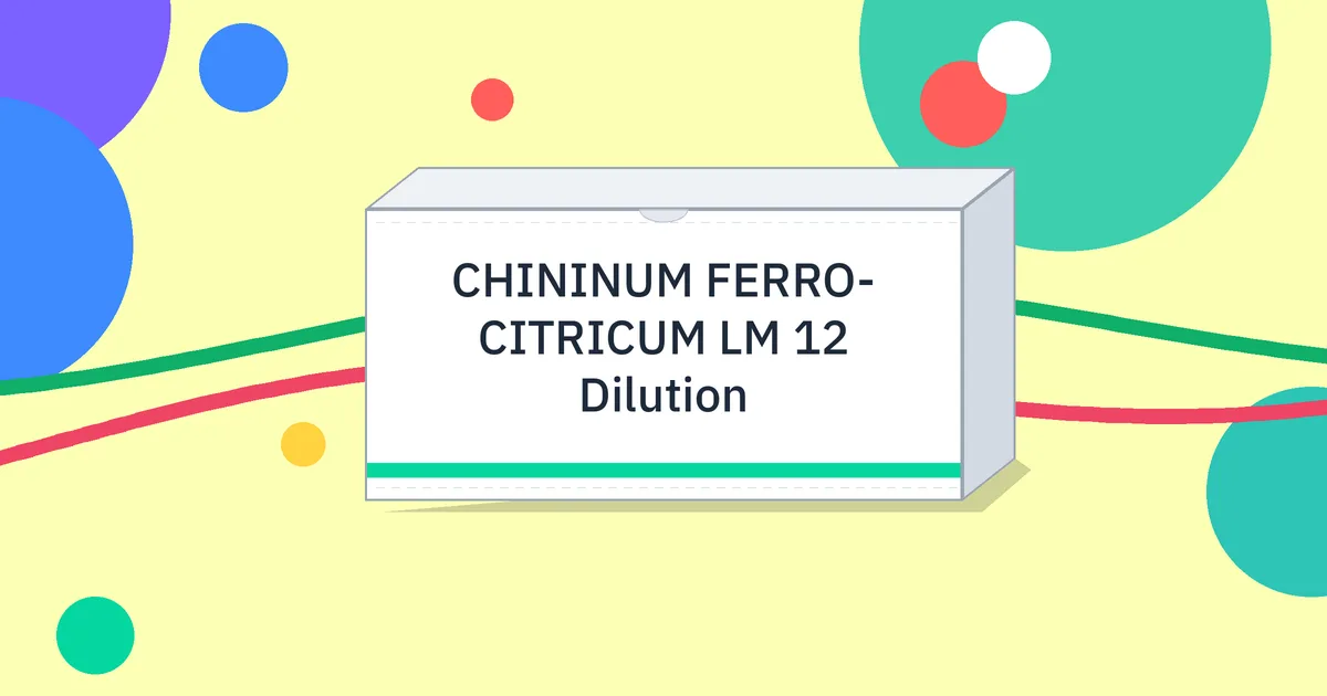Symbolbild: Packung mit der Aufschrift CHININUM FERRO-CITRICUM LM 12 Dilution (PZN 13442225) – Verfügbarkeit und Bezug in Apotheken in Frankfurt am Main