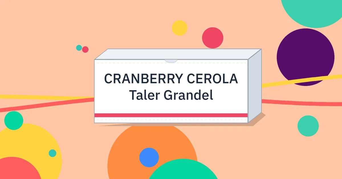 Symbolbild: Packung mit der Aufschrift CRANBERRY CEROLA Taler Grandel (PZN 00266459) – Verfügbarkeit und Bezug in Apotheken in Frankfurt am Main