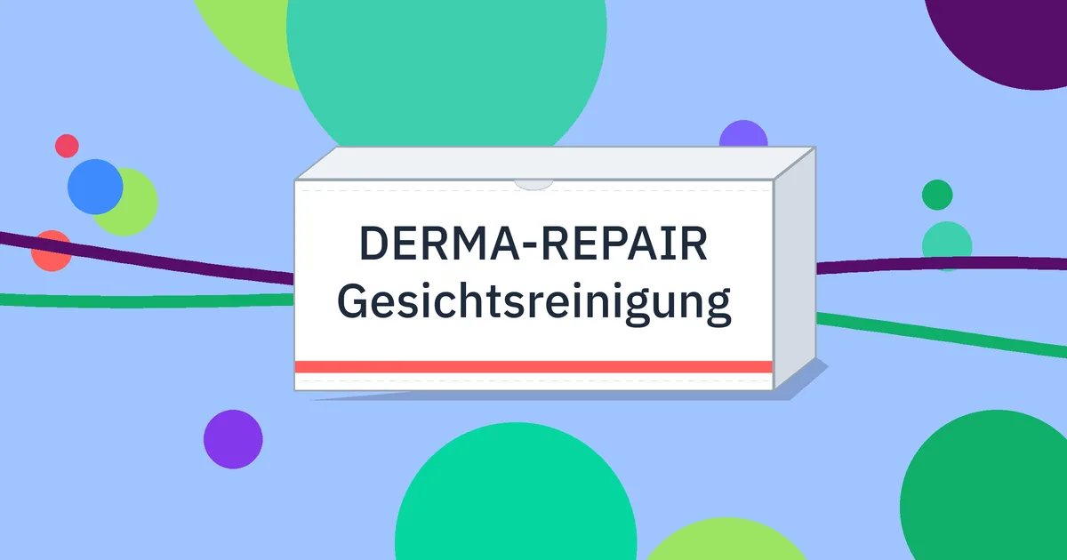 Symbolbild: Packung mit der Aufschrift DERMA-REPAIR Gesichtsreinigung (PZN 16142280) – Verfügbarkeit und Bezug in Apotheken in Frankfurt am Main