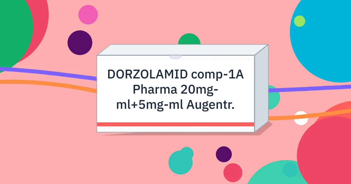 Symbolbild: Packung mit der Aufschrift DORZOLAMID comp-1A Pharma 20mg-ml+5mg-ml Augentr. (PZN 17295465) – Verfügbarkeit und Bezug in Apotheken in Frankfurt am Main