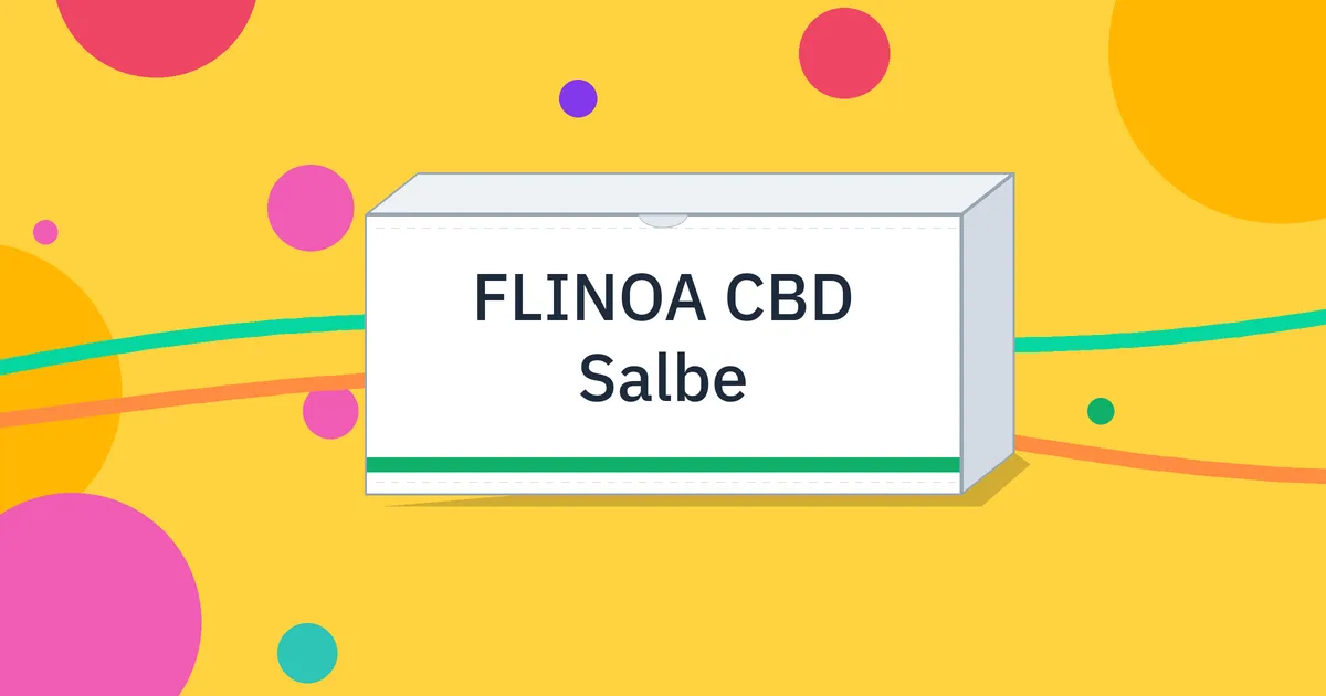 Symbolbild: Packung mit der Aufschrift FLINOA CBD Salbe (PZN 19845705) – Verfügbarkeit und Bezug in Apotheken in Frankfurt am Main