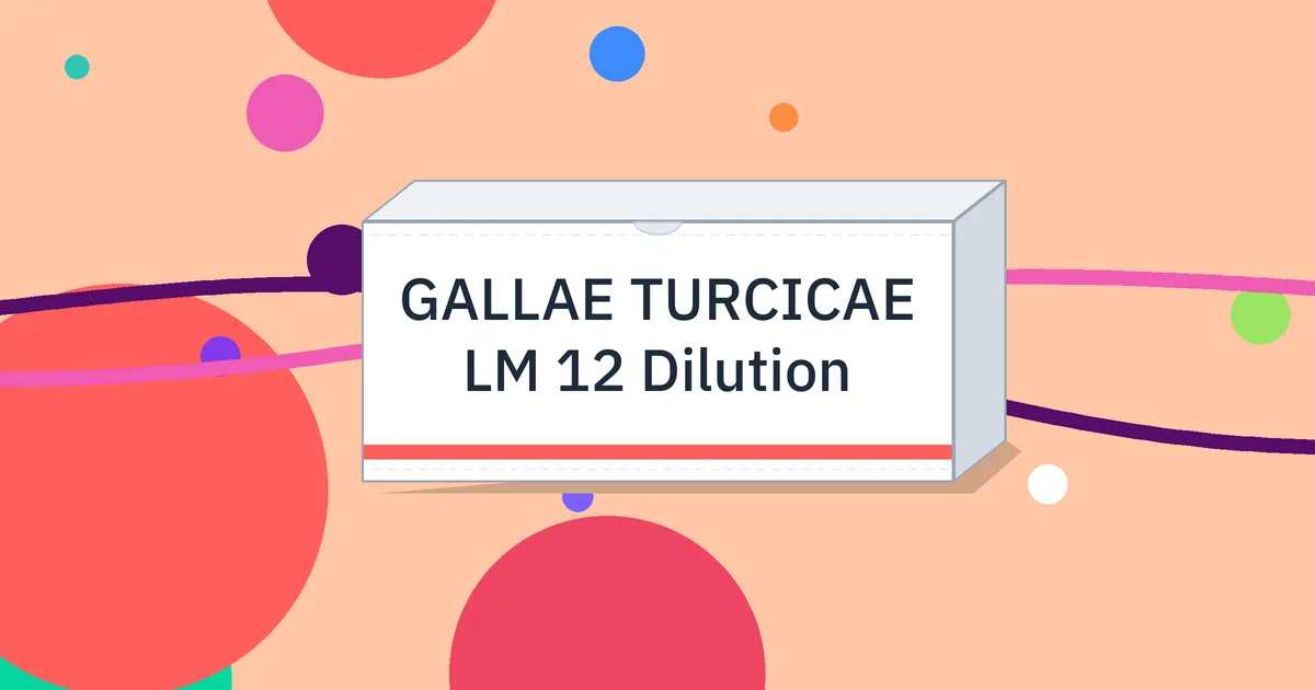 Symbolbild: Packung mit der Aufschrift GALLAE TURCICAE LM 12 Dilution (PZN 13498042) – Verfügbarkeit und Bezug in Apotheken in Frankfurt am Main
