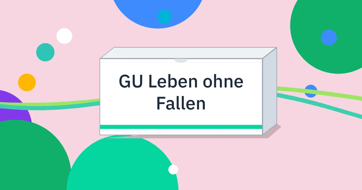 Symbolbild: Packung mit der Aufschrift GU Leben ohne Fallen (PZN 17538287) – Verfügbarkeit und Bezug in Apotheken in Frankfurt am Main