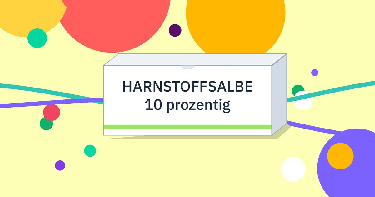 Symbolbild: Packung mit der Aufschrift HARNSTOFFSALBE 10 prozentig (PZN 06437465) – Verfügbarkeit und Bezug in Apotheken in Frankfurt am Main