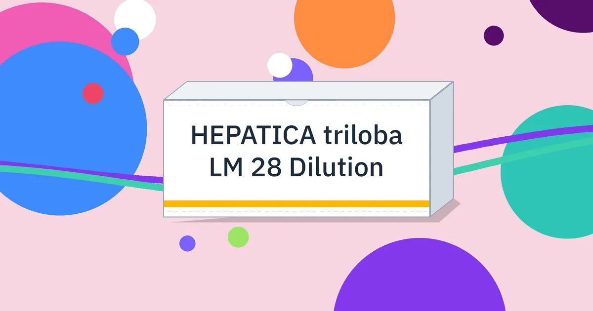 Symbolbild: Packung mit der Aufschrift HEPATICA triloba LM 28 Dilution (PZN 13552304) – Verfügbarkeit und Bezug in Apotheken in Frankfurt am Main