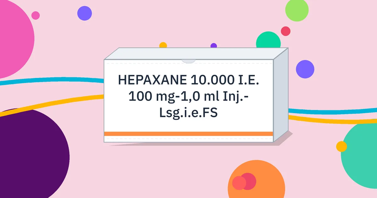 Symbolbild: Packung mit der Aufschrift HEPAXANE 10.000 I.E. 100 mg-1,0 ml Inj.-Lsg.i.e.FS (PZN 15638056) – Verfügbarkeit und Bezug in Apotheken in Frankfurt am Main