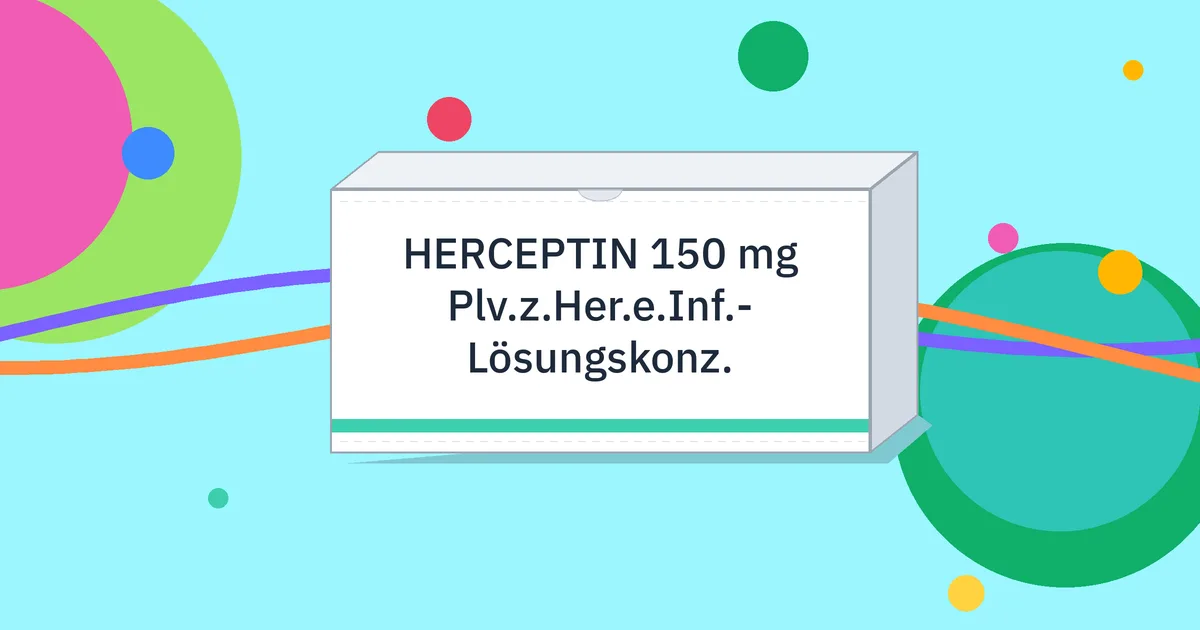 Symbolbild: Packung mit der Aufschrift HERCEPTIN 150 mg Plv.z.Her.e.Inf.-Lösungskonz. (PZN 10179980) – Verfügbarkeit und Bezug in Apotheken in Frankfurt am Main