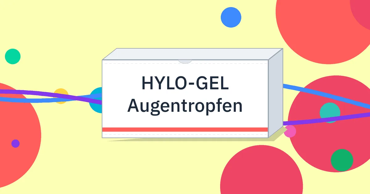Symbolbild: Packung mit der Aufschrift HYLO-GEL Augentropfen (PZN 18674940) – Verfügbarkeit und Bezug in Apotheken in Frankfurt am Main