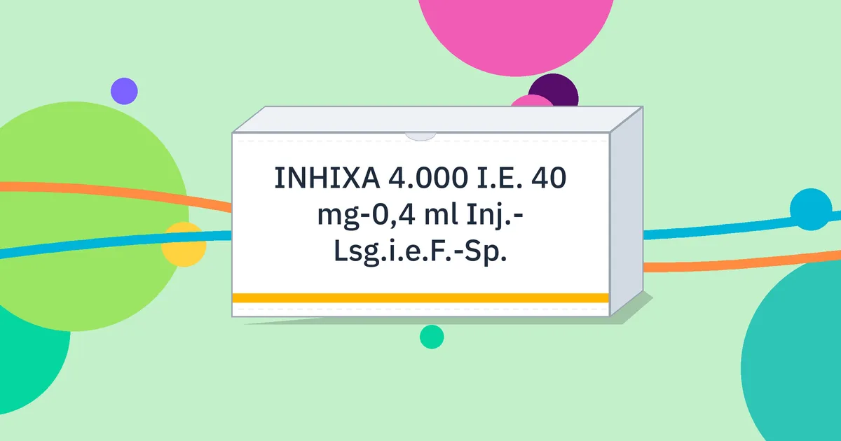 Symbolbild: Packung mit der Aufschrift INHIXA 4.000 I.E. 40 mg-0,4 ml Inj.-Lsg.i.e.F.-Sp. (PZN 16868284) – Verfügbarkeit und Bezug in Apotheken in Frankfurt am Main