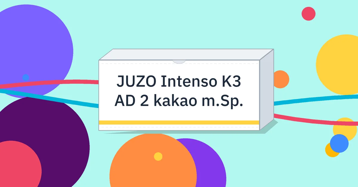 Symbolbild: Packung mit der Aufschrift JUZO Intenso K3 AD 2 kakao m.Sp. (PZN 18627656) – Verfügbarkeit und Bezug in Apotheken in Frankfurt am Main