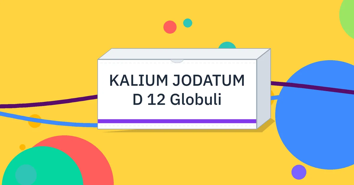 Symbolbild: Packung mit der Aufschrift KALIUM JODATUM D 12 Globuli (PZN 02925558) – Verfügbarkeit und Bezug in Apotheken in Frankfurt am Main