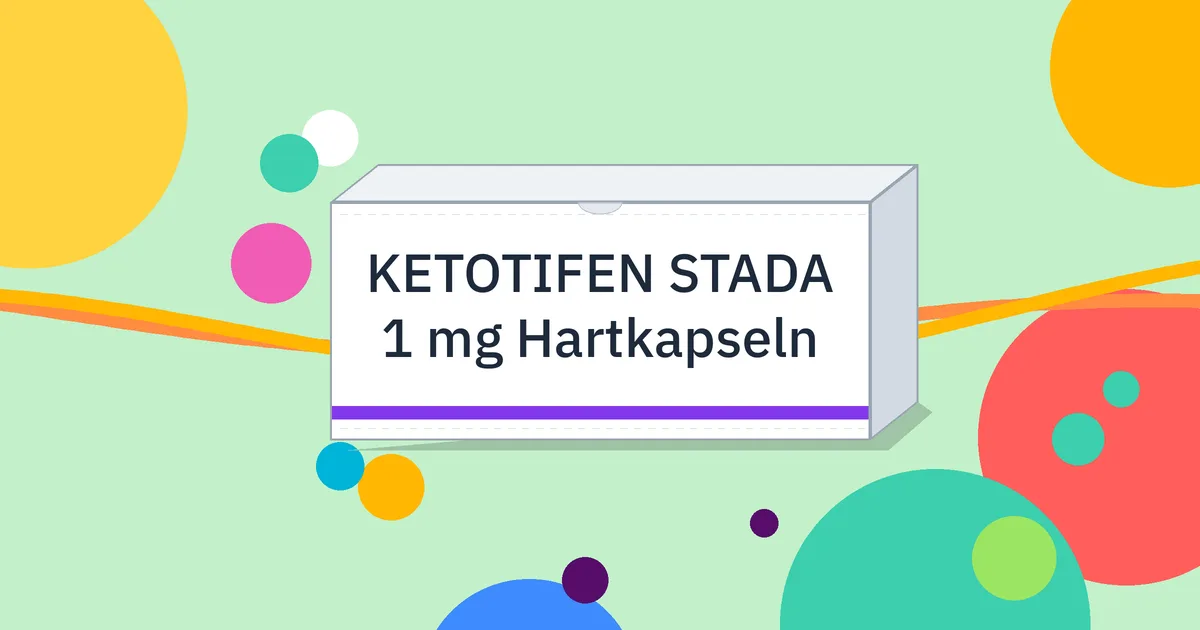 Symbolbild: Packung mit der Aufschrift KETOTIFEN STADA 1 mg Hartkapseln (PZN 03989425) – Verfügbarkeit und Bezug in Apotheken in Frankfurt am Main