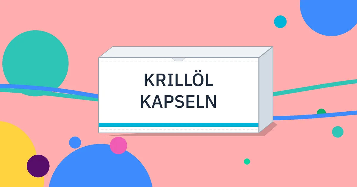 Symbolbild: Packung mit der Aufschrift KRILLÖL KAPSELN (PZN 18059324) – Verfügbarkeit und Bezug in Apotheken in Frankfurt am Main