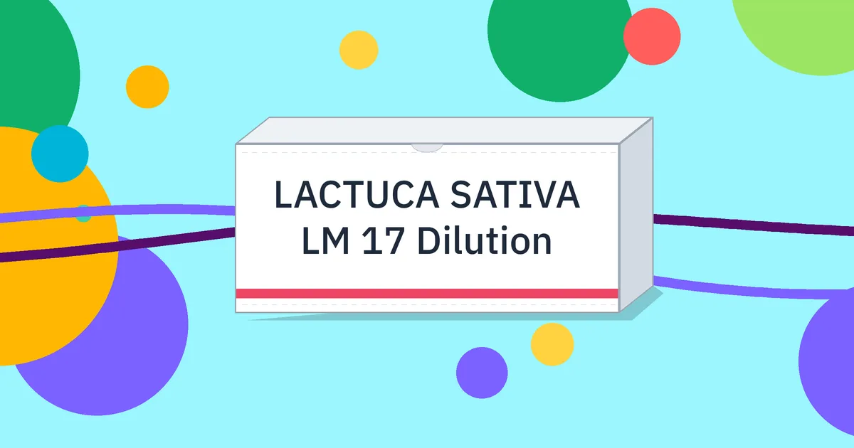 Symbolbild: Packung mit der Aufschrift LACTUCA SATIVA LM 17 Dilution (PZN 13521338) – Verfügbarkeit und Bezug in Apotheken in Frankfurt am Main