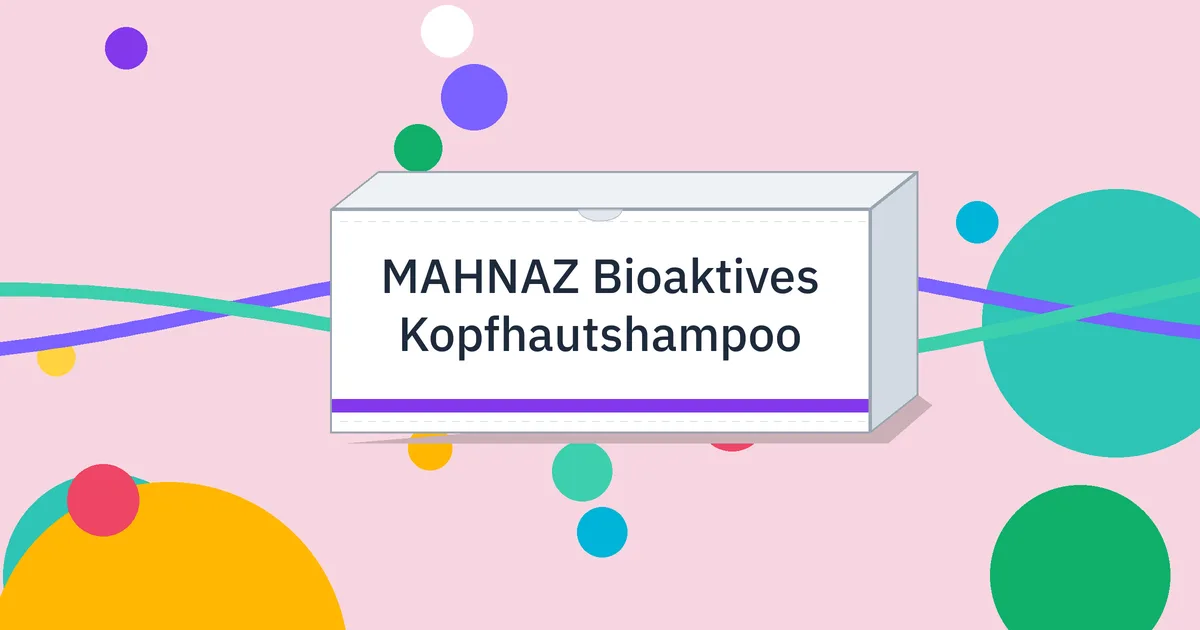 Symbolbild: Packung mit der Aufschrift MAHNAZ Bioaktives Kopfhautshampoo (PZN 10325967) – Verfügbarkeit und Bezug in Apotheken in Frankfurt am Main