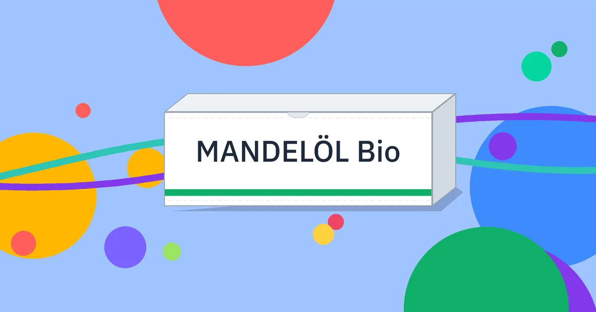 Symbolbild: Packung mit der Aufschrift MANDELÖL Bio (PZN 18194878) – Verfügbarkeit und Bezug in Apotheken in Frankfurt am Main