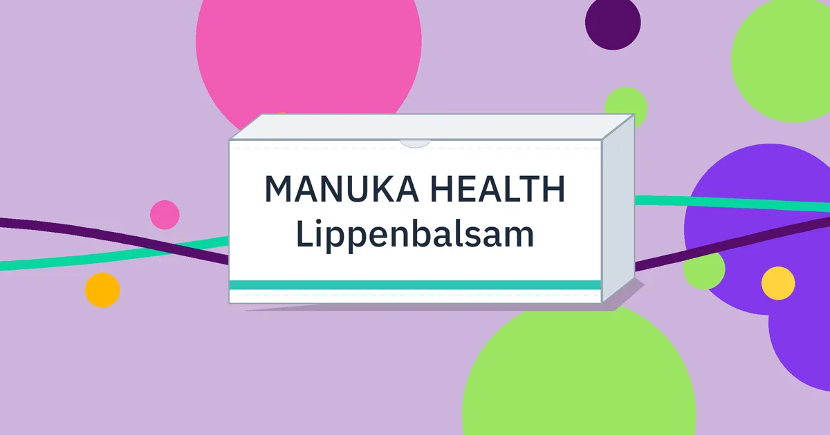 Symbolbild: Packung mit der Aufschrift MANUKA HEALTH Lippenbalsam (PZN 07106701) – Verfügbarkeit und Bezug in Apotheken in Frankfurt am Main