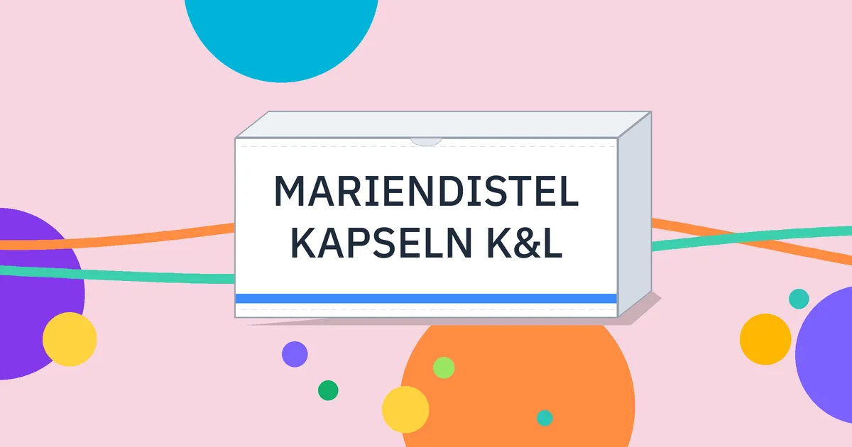 Symbolbild: Packung mit der Aufschrift MARIENDISTEL KAPSELN K&L (PZN 16900898) – Verfügbarkeit und Bezug in Apotheken in Frankfurt am Main