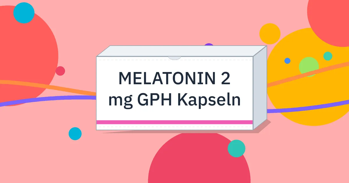 Symbolbild: Packung mit der Aufschrift MELATONIN 2 mg GPH Kapseln (PZN 11239081) – Verfügbarkeit und Bezug in Apotheken in Frankfurt am Main