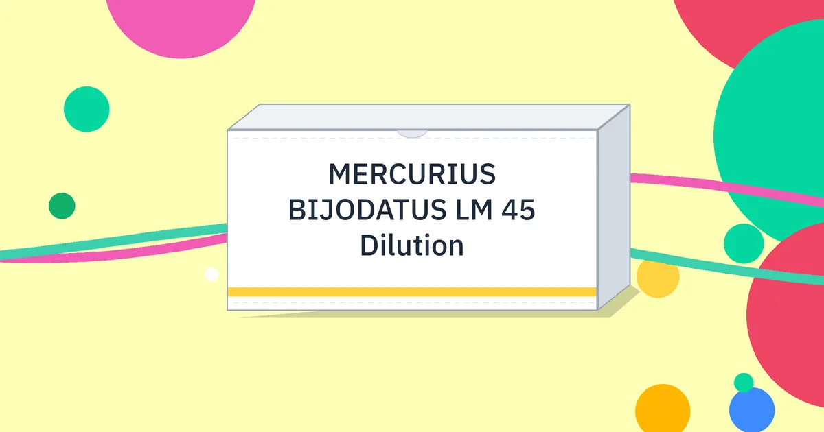 Symbolbild: Packung mit der Aufschrift MERCURIUS BIJODATUS LM 45 Dilution (PZN 12948827) – Verfügbarkeit und Bezug in Apotheken in Frankfurt am Main